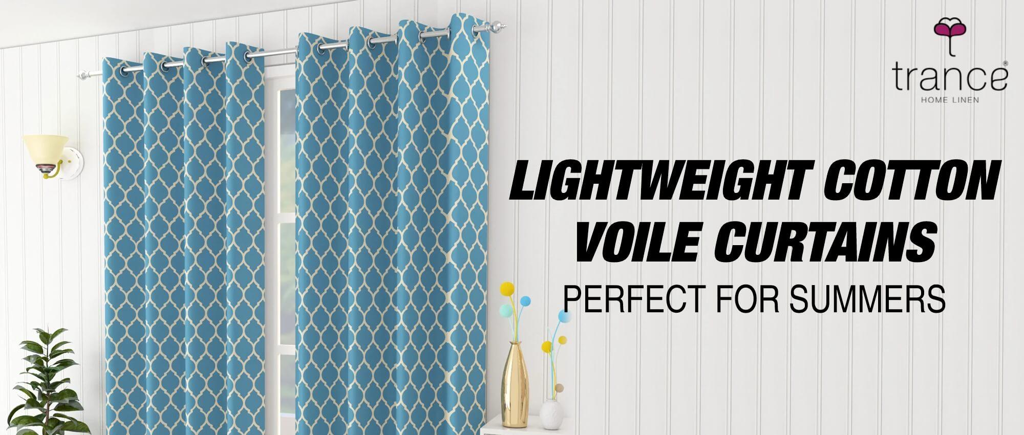 Lightweight Cotton Voile Curtains Perfect For Summers – Trance Home Linen