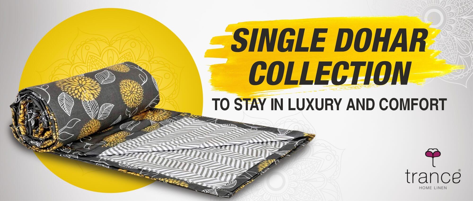Single Dohar Collection To Stay In Luxury And Comfort – Trance Home Linen