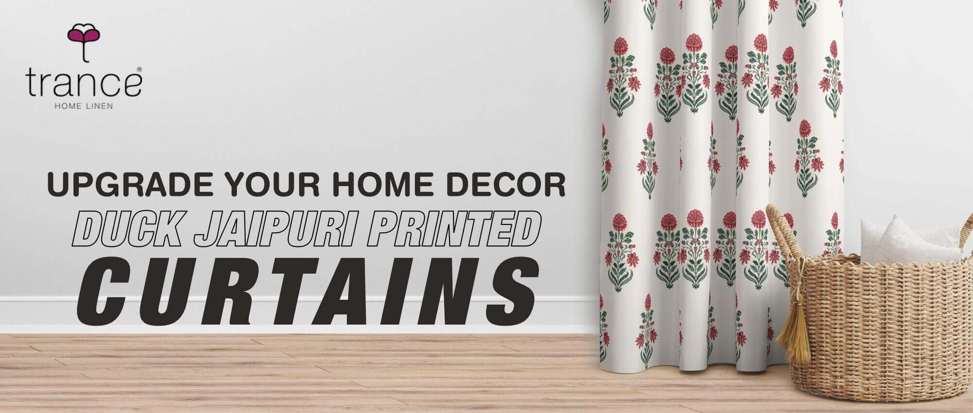 Upgrade Your Home Decor With Duck Jaipuri Printed Curtains – Trance ...